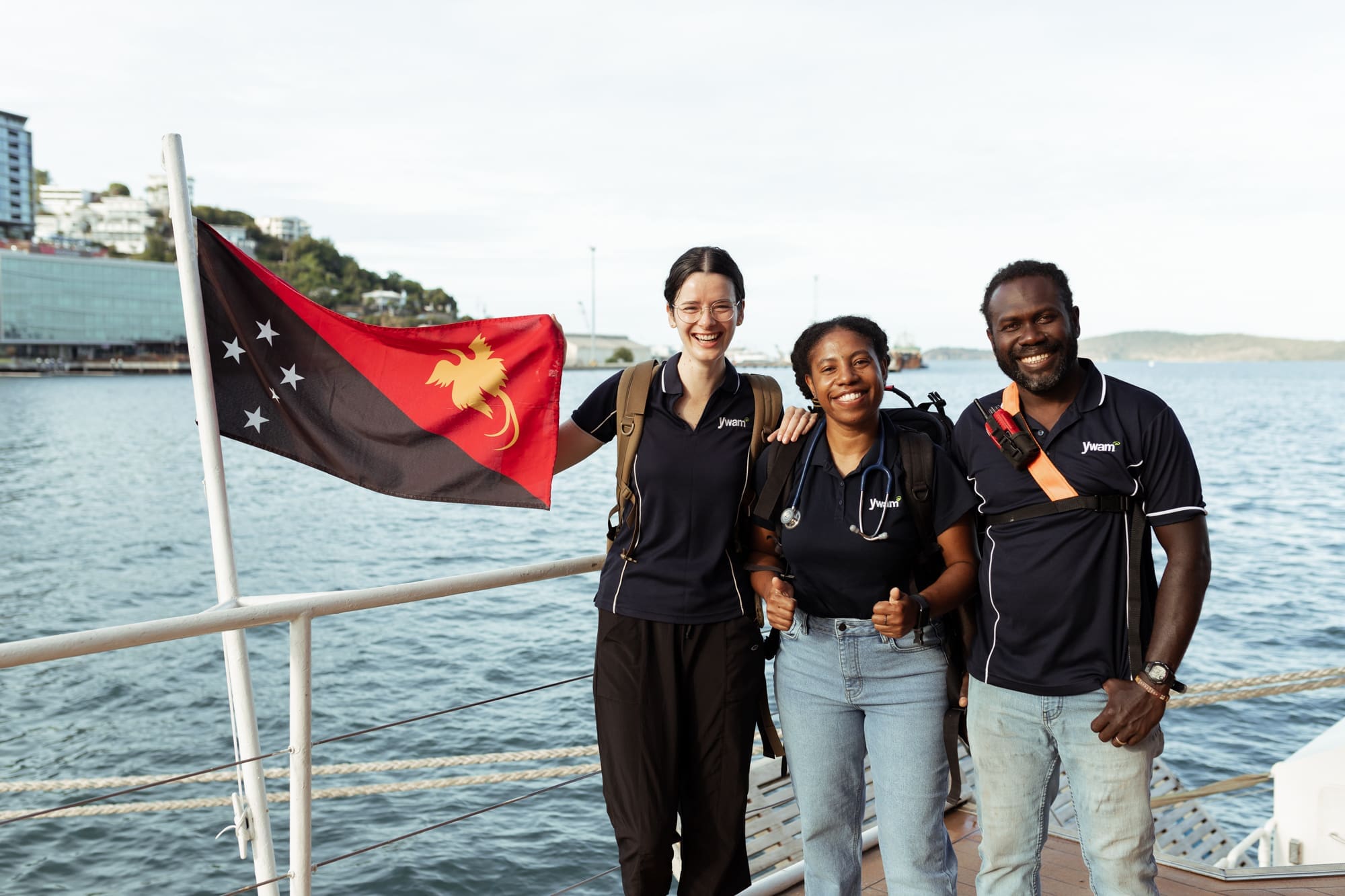 MV YWAM PNG Sets Sail to Western Province - YWAM Medical Ships ...